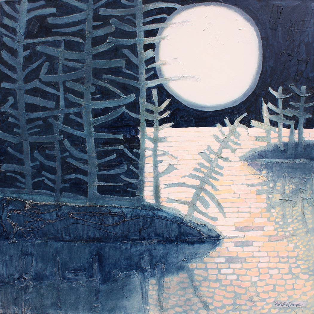 Standing Out by Ann Trainor Domingue | 2024 New Work | 36" x 36 ...